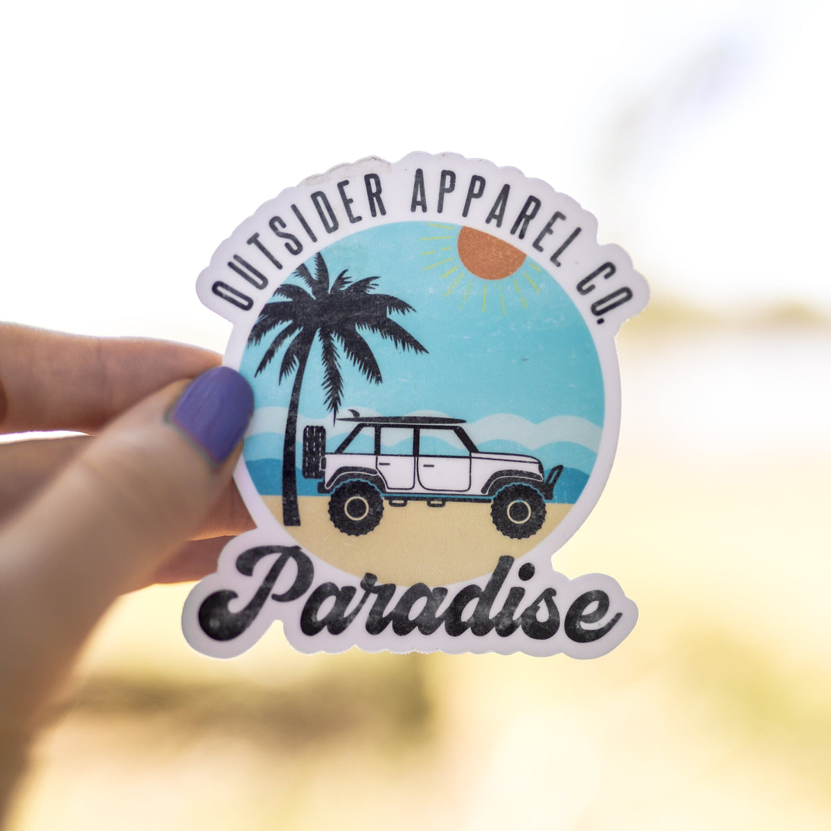 Offroad Anywhere Beach Edition Sticker – Outsider Apparel Co.